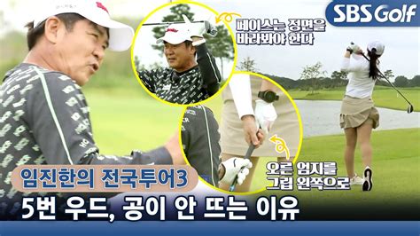 임진한 레슨 백스윙 탑에서 헤드를 떨어뜨리기 Youtube