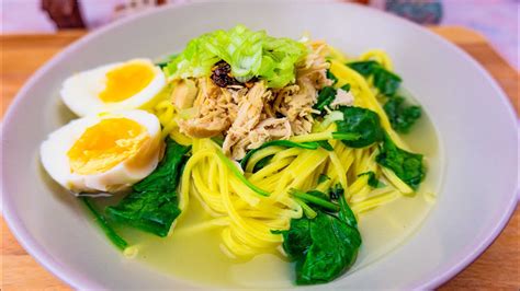 Chicken Mami Filipino Noodle Soup Youtube