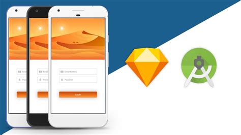 Login Photoshop UI Design To Android Studio XML Tutorial YouTube