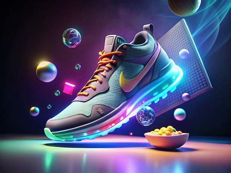 Seamless Nike Sneaker Customization Integration Premium Ai Generated Image