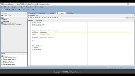 4 plsql blocks youtube