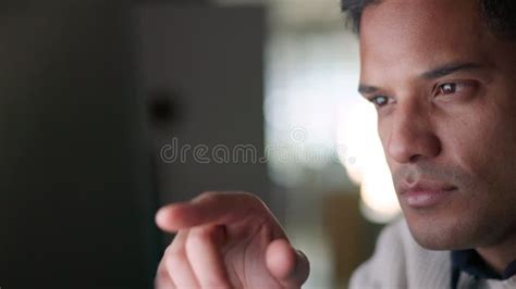 Cyber Security Man Digital Programmer Or Computer For Thinking Web Designer Reading Ux Seo