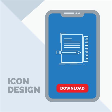 Code Coding File Programming Script Line Icon In Mobile For