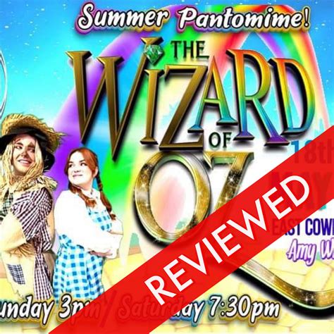 Review ‘the Wizard Of Oz Amy White Theatre Iwtheatre