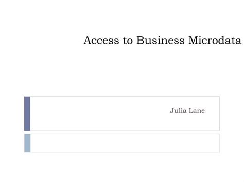 ppt access to business microdata powerpoint presentation free