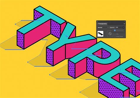 Isometric Type Effect In Adobe Illustrator
