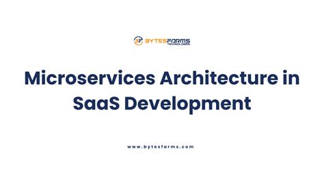 Microservices Architecture In Saas Development