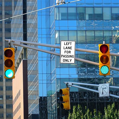 Texas Left Lane For Passing Only Sign In Stock Ships Fast
