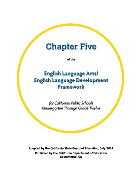 Fillable Online Californias Elaeld Framework Bringing It All