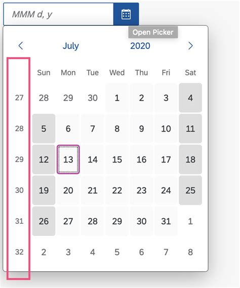 Datepicker Extra Date Column · Issue 1949 · Sapui5 Webcomponents · Github