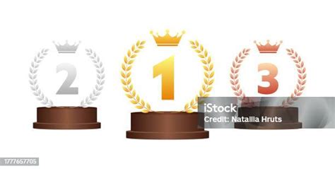 우승 메달 수상 사인 도전 과제 배지 황금 스탬프 베스트 초이스 배지 벡터 스톡 일러스트 1위에 대한 스톡 벡터 아트 및 기타 이미지 Istock