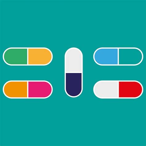 Premium Vector Pill Illustration Design