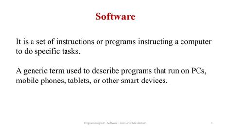 Software Classification Pptx