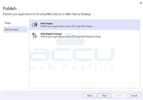 How To Deploy Web Application With Visual Studio 2019 Using Web Deploy