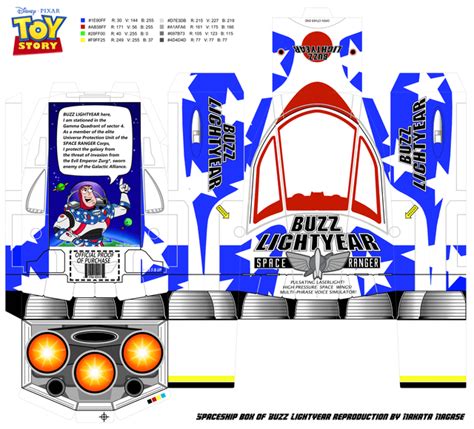 Buzz Lightyear Toy Story Papercraft Buzz Lightyear Lightyears Toy