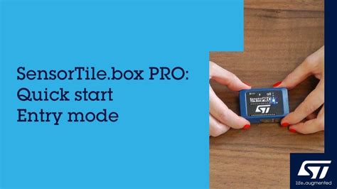 Steval Mkboxpro Sensortilebox Pro With Multi Sensors And Wireless Connectivity For Any