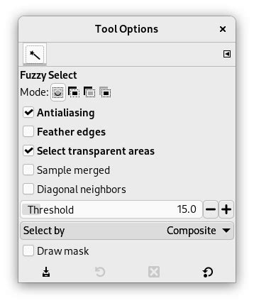 Fuzzy Selection Magic Wand