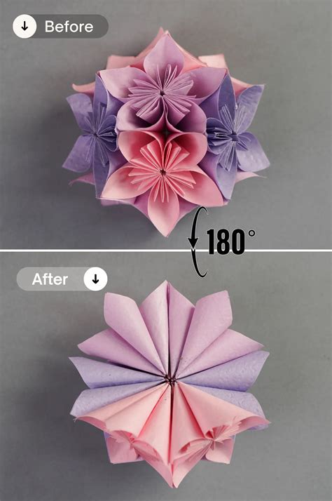 How To Make An Origami Kusudama Flower Ball Origami Ok