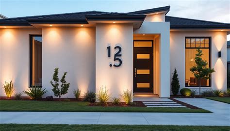 50 Stunning Outdoor House Number Ideas That Boost Curb Appeal