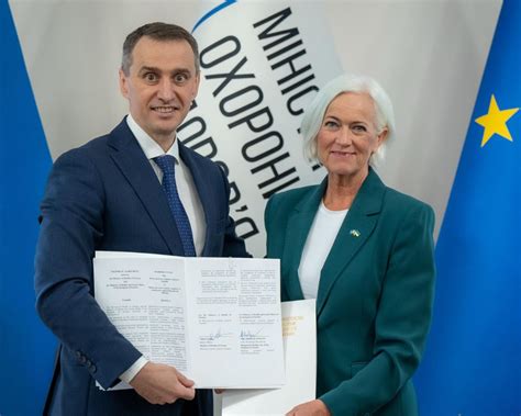 Україна та Швеція підписали технічну угоду у сфері охорони здоровя Аптека Online