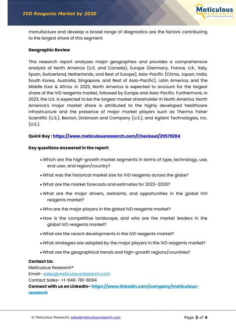 Ppt Ivd Reagents Market Powerpoint Presentation Free Download Id