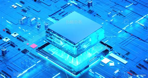 芯片金融科技赛博朋克人工智能三维渲染电路 站酷海洛 正版图片 视频 字体 音乐素材交易平台 站酷旗下品牌