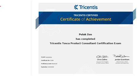 Pulak Das On Linkedin Tricentis Tosca Certification Automation