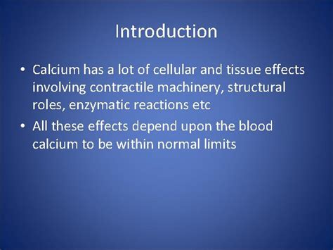 Calcium Homeostasis I Dr Sumbul Fatma Introduction Calcium