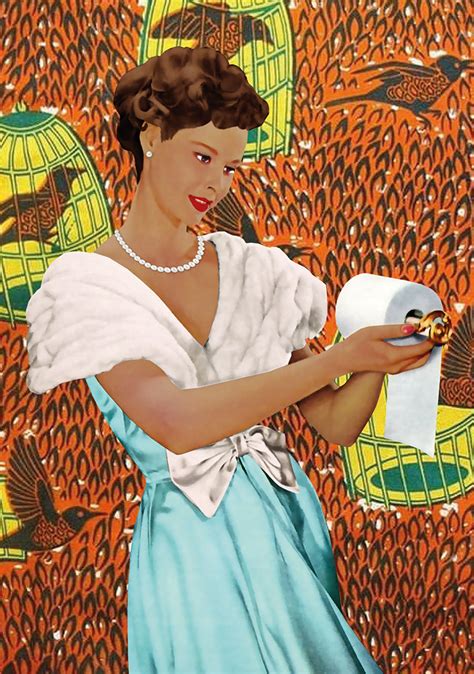 Lady With The Loo Roll Art Print Shop Diverse Novelty Prints On The Cornrow