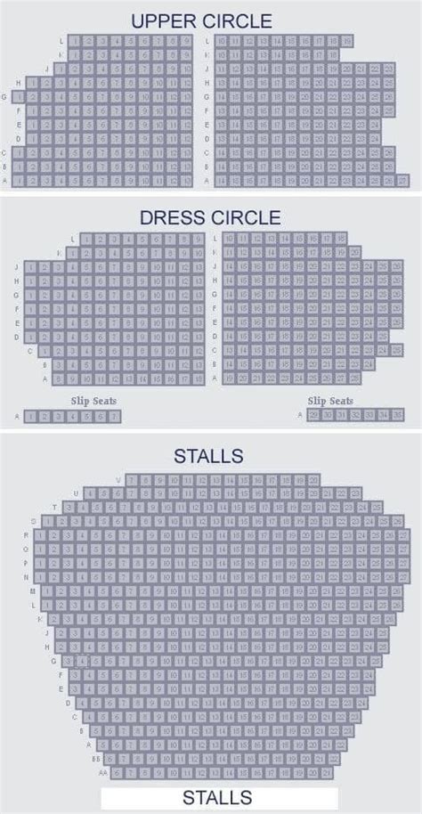 Chart Of Stephen Sondheim Theater Seating
