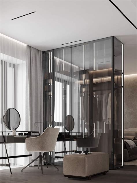 Spires Главные спальни Дизайн гардероба Дизайн шкафа