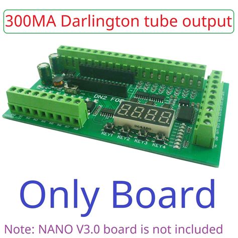 Dn24f08 300ma Darlington Tube Output 8ai 8di 8do Multifunction Io Expanding Module For Arduino