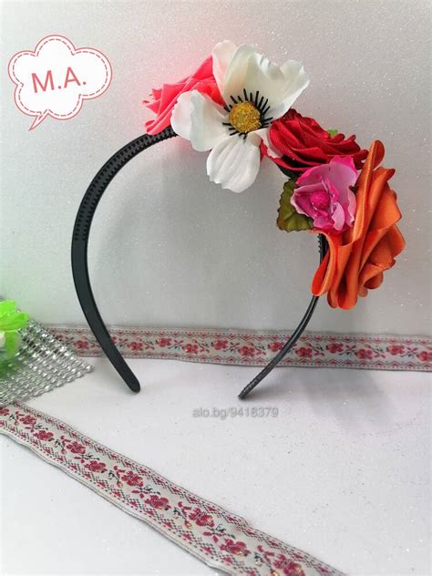 Китка за глава Аксесоари Свищов Диадема за глава с цветя Подходящ аксесоар за нар