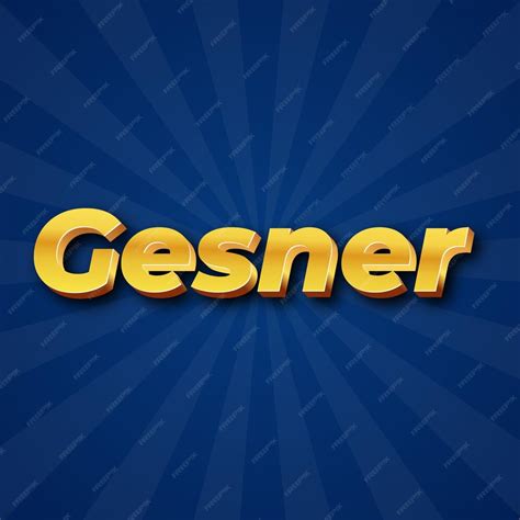 Premium Photo Gesner Text Effect Gold  Attractive Background Card Photo
