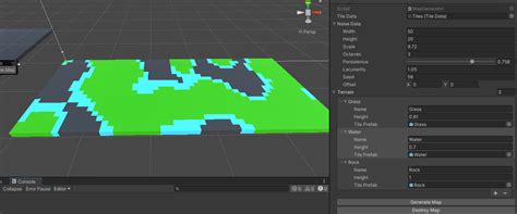 unity trying to make a procedural generated map like the game unrailed game development