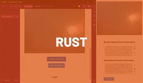 rust web app project real time video broadcasting zenva academy