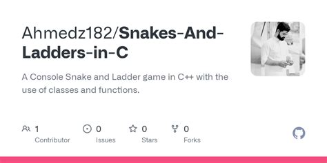 GitHub Ahmedz Snakes And Ladders In C A Console Snake And Ladder Game In C With The Use