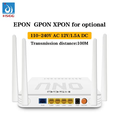 Hsgq X Dw Ge Xpon Gpon Onu Fiber Optic Equipment Xpon Ont Dual Band Hg M English Firmware