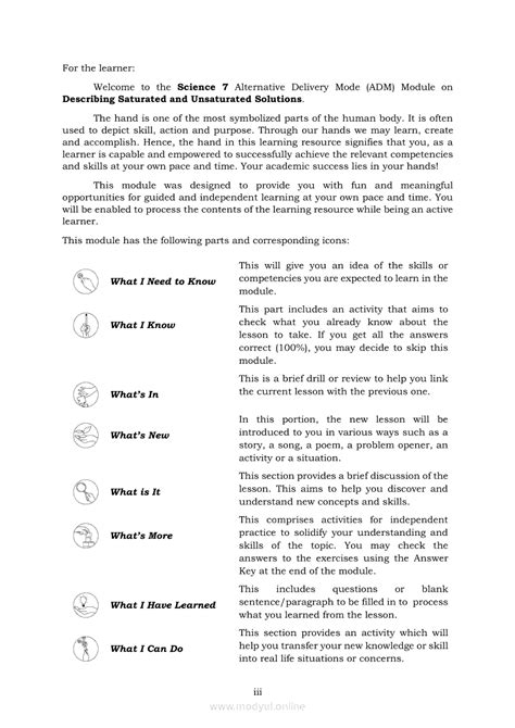 Science 7 Module 4 I Have Less She Has Ample He Has More Let Us See Whats In Store Grade