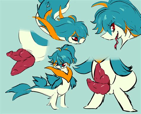 Rule 34 2 Penises Concept Art Diphallia Diphallism Feral Genitals Hi Res Honey Lavenderscent