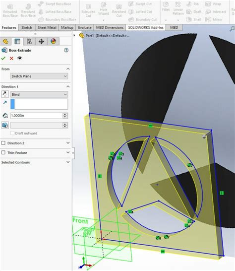 Importing A Picture In Solidworks And Creating A Sketch