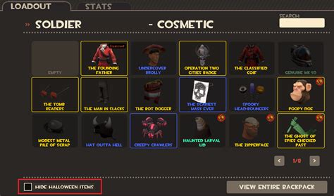 Tf2 Feature Request Add A Filter For The Halloween Restricted Items