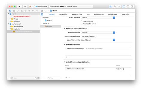 Build Xcode How To Add The Built Product From One Project To Another