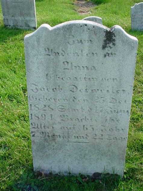 Anna Derstine Detweiler 1828 1894 Find A Grave Gedenkplek