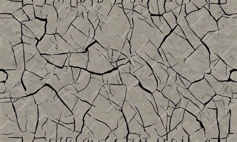 Premium Ai Image Seamless Broken Cracks Background Texturegenerative