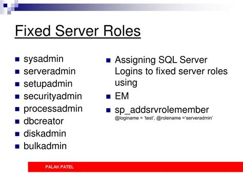 Ppt Sql Server 2000 And Security Powerpoint Presentation Free Download
