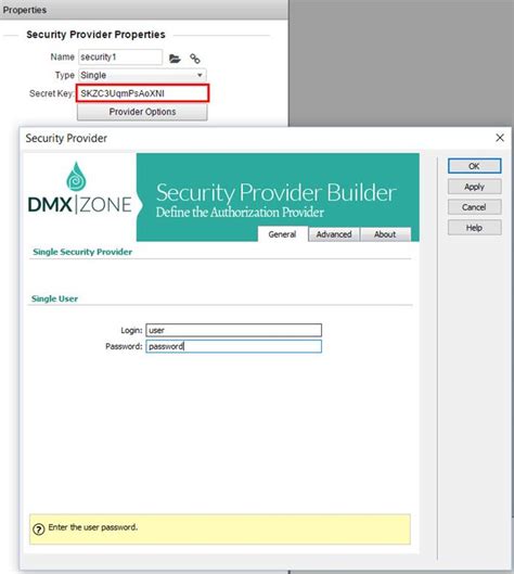 dmxzone security provider asp extensions dmxzone
