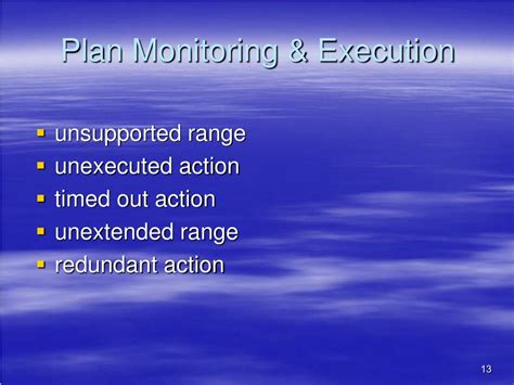 PPT Integrating Planning Execution And Monitoring IPEM Abrose Ingerson And Sam Steel
