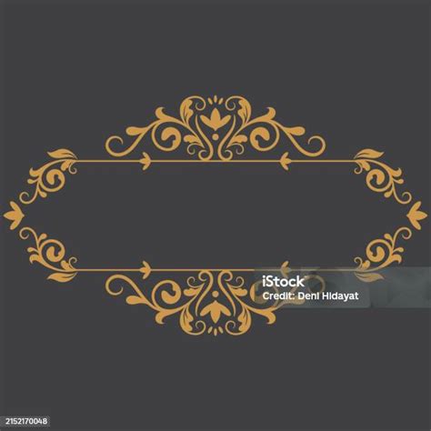 황금 빈티지 프레임 장식 세트 왕관이 있는 황금 테두리 장식입니다 빈티지 이름표 장식 청첩장에 적합합니다 빈티지 프레임 오너먼트 0명에 대한 스톡 벡터 아트 및 기타 이미지