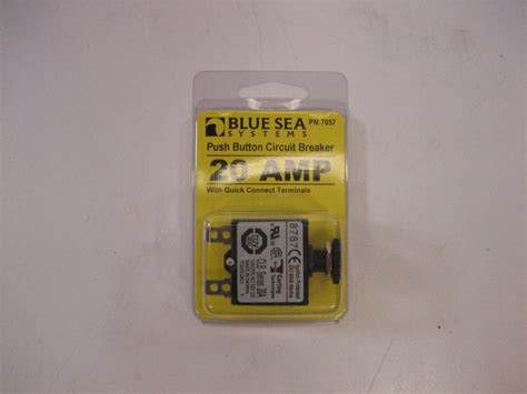 Blue Sea Systems CLB Series A Push Button Breaker Quick Connect UL Listed Max Marine